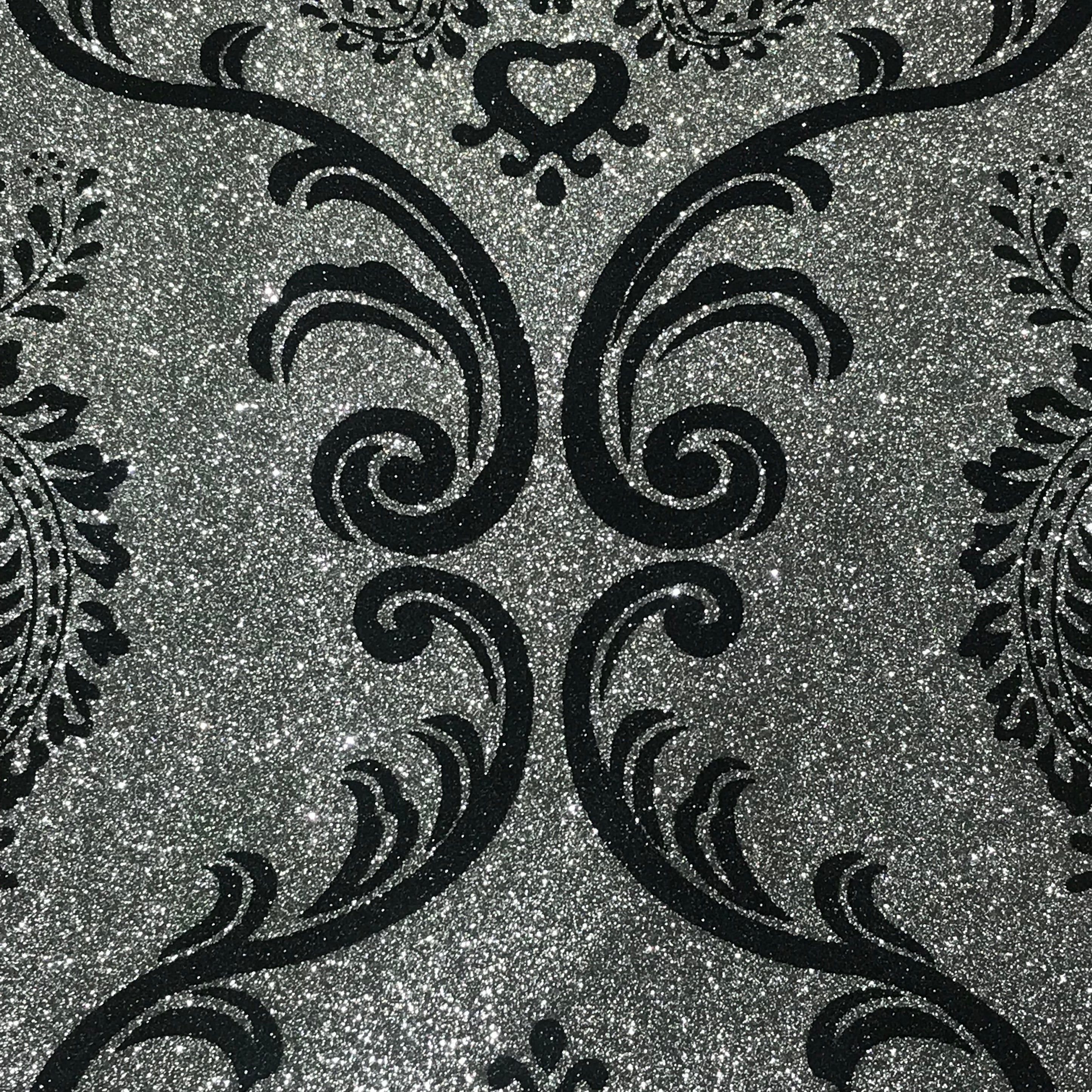 Glitter Flock (Silver Glitter - Black Glitter Flock) - PP19 – Luxury ...