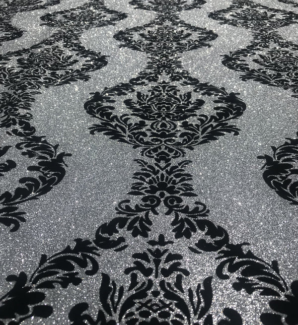 Glitter Flock (Silver Glitter - Black Velvet Flock) - PP22 – Luxury ...