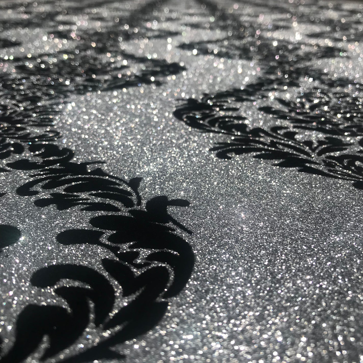 Glitter Flock (Silver Glitter - Black Velvet Flock) - PP22 – Luxury ...